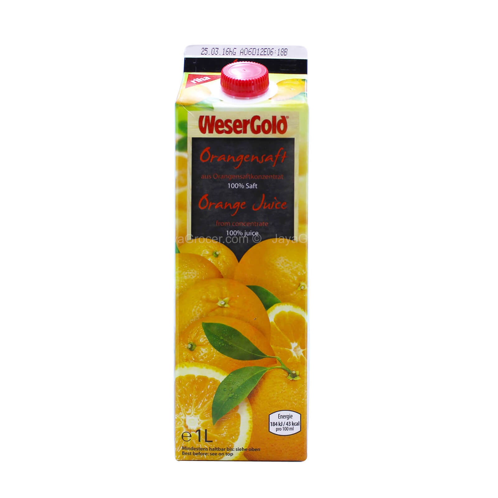 Wesergold Orange Juice 1L – Jaya Grocer | The Starling