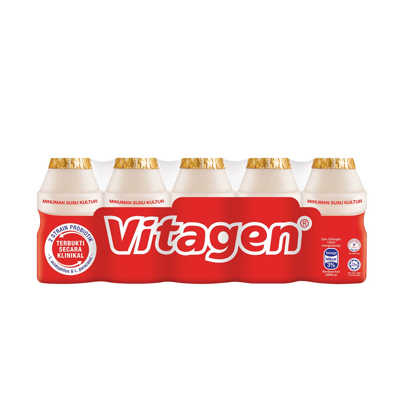 Vitagen Original Cultured Drink 125ml x 5 – Jaya Grocer | The Starling