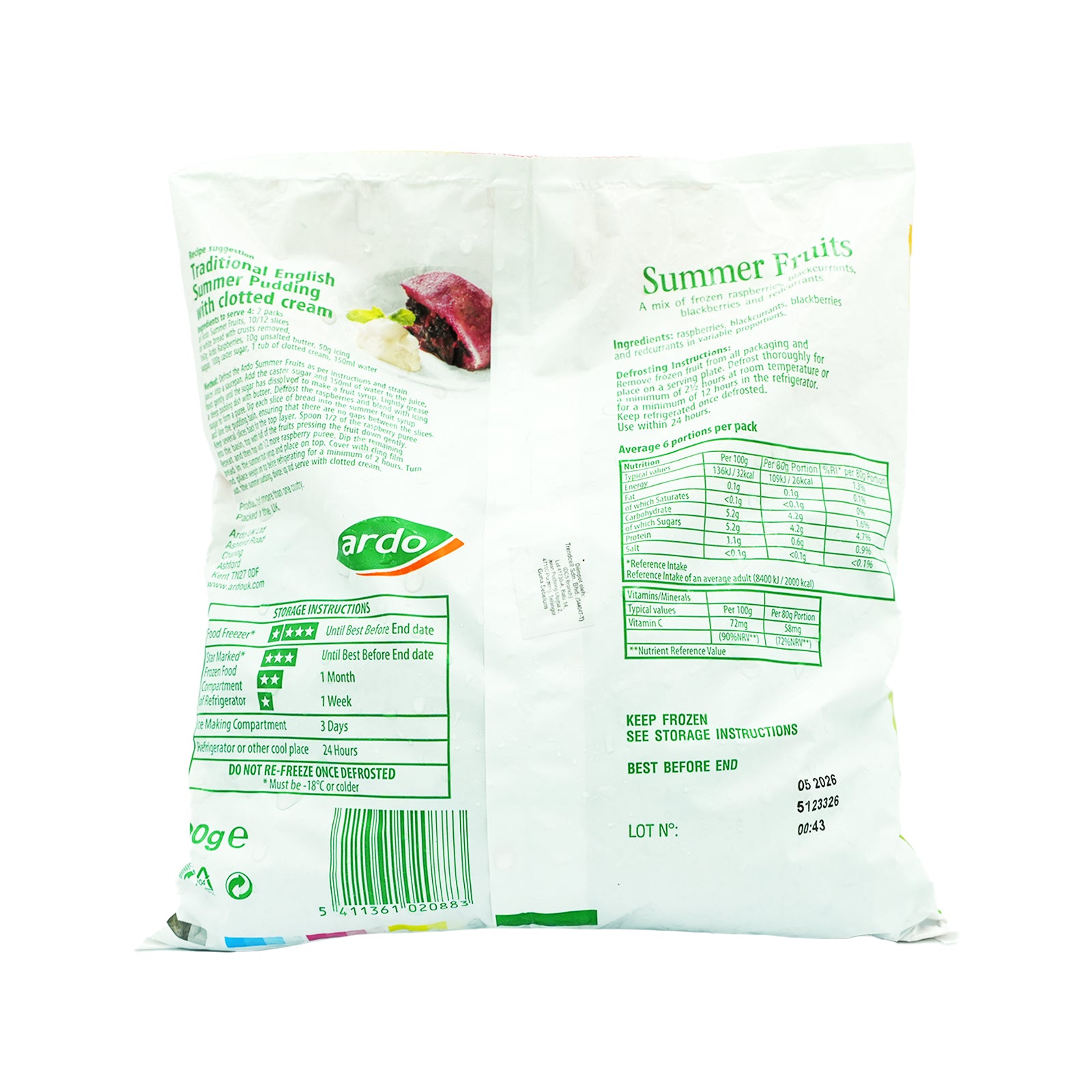 Ardo Frozen Summer Fruits 500g – Jaya Grocer | The Starling