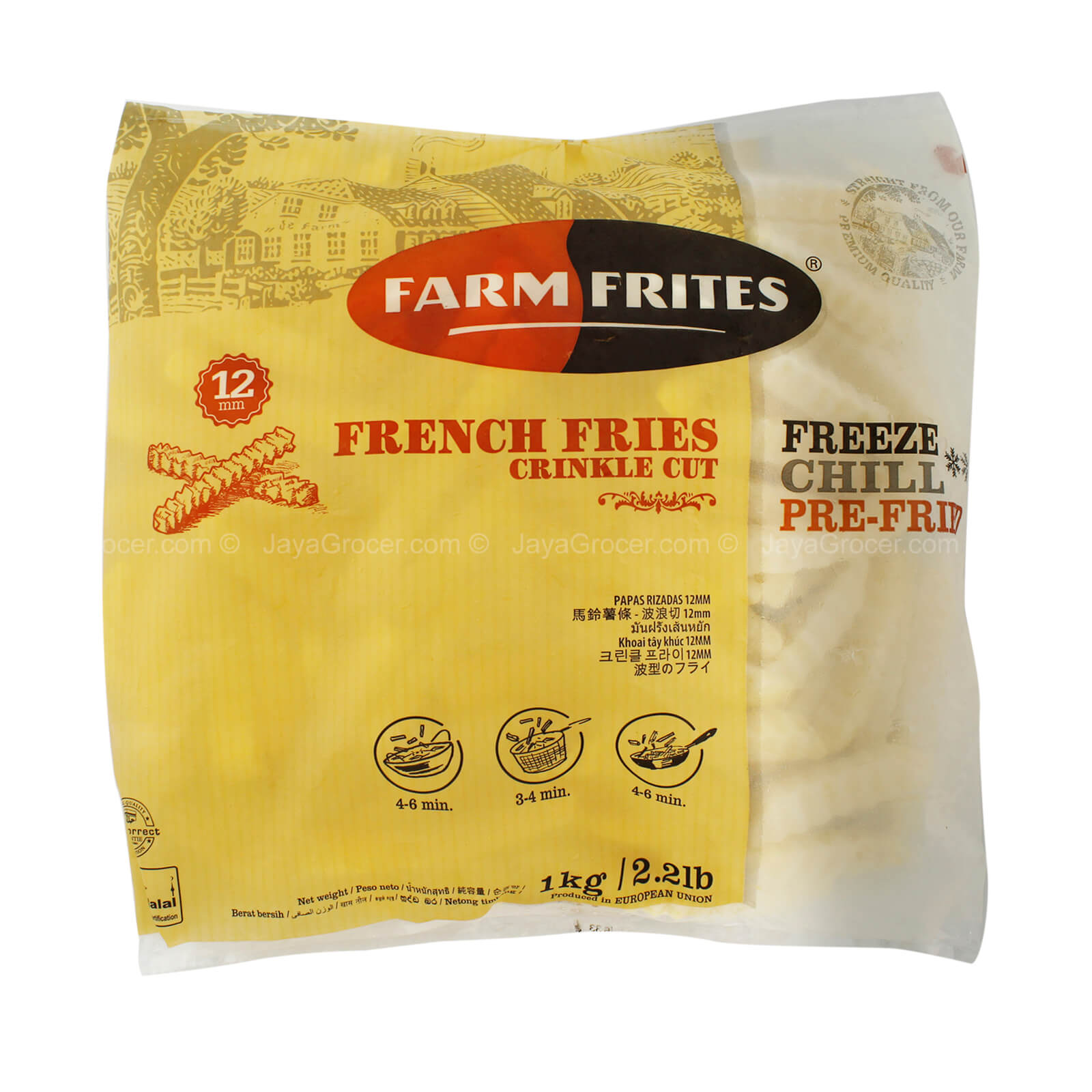 Farm Frites Crinkle Cut French Fries 1KG – Jaya Grocer | The Starling