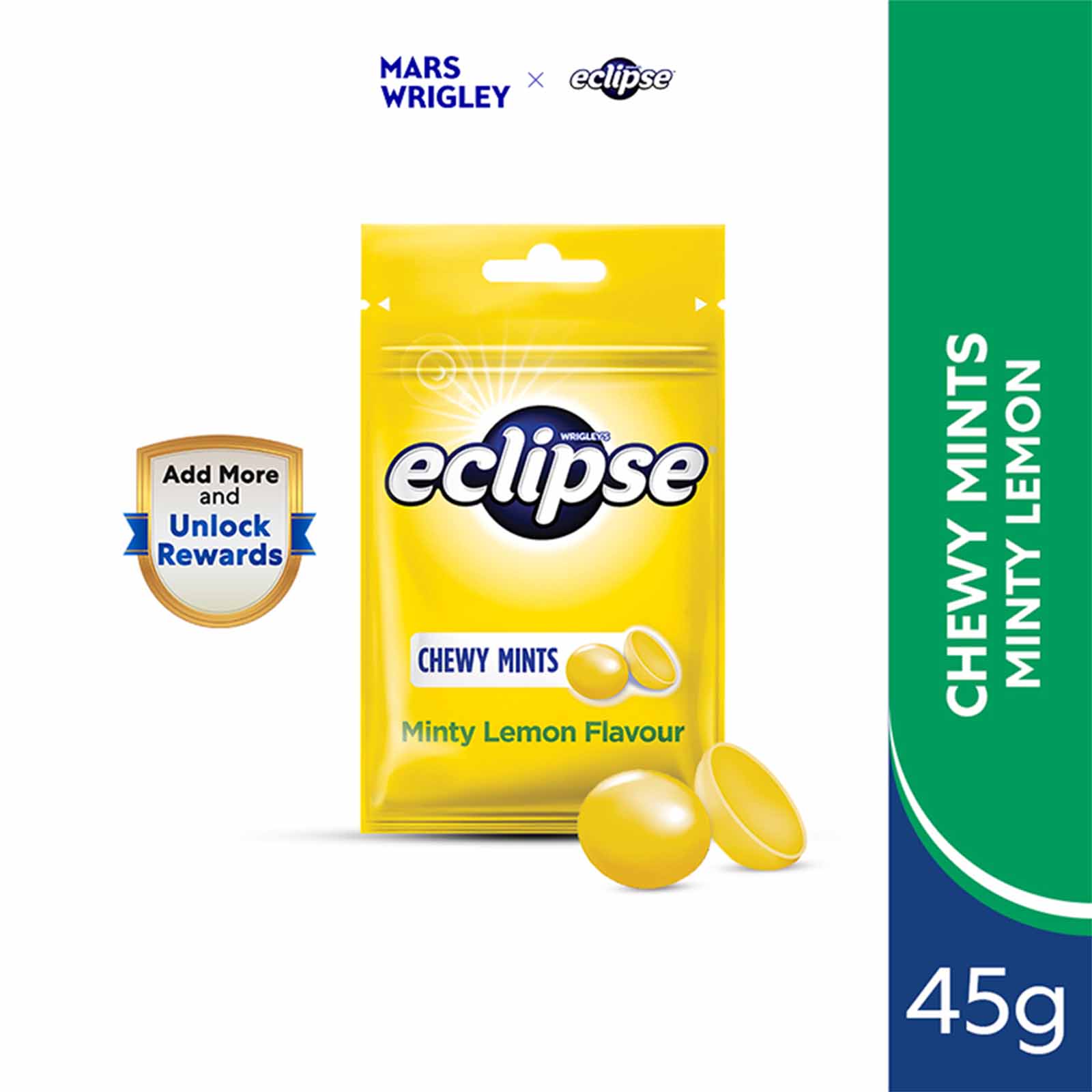 Eclipse Chewy Mints Minty Lemon 45g – Jaya Grocer | The Starling