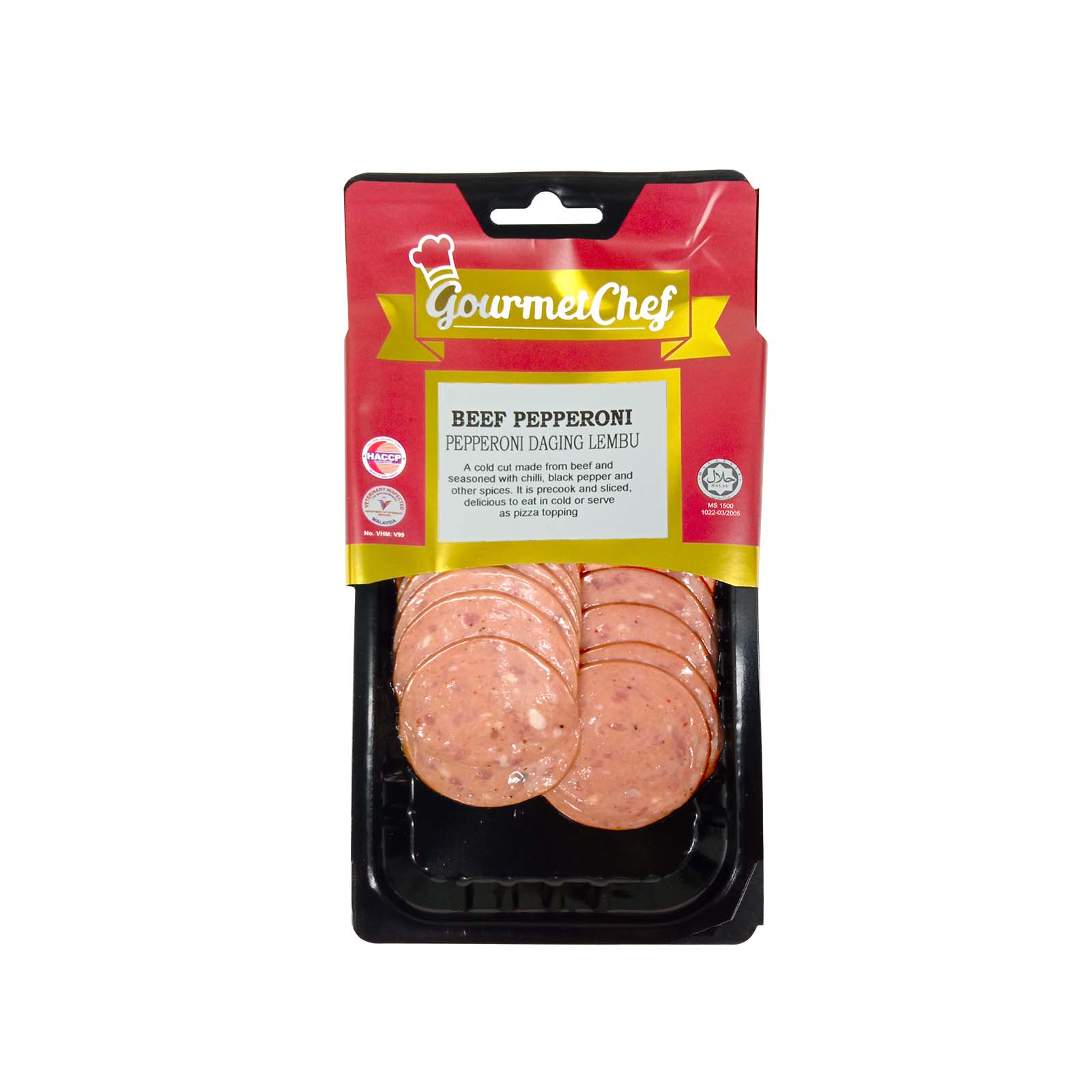 Gourmet Chef Beef Pepperoni 150g – Jaya Grocer | The Starling