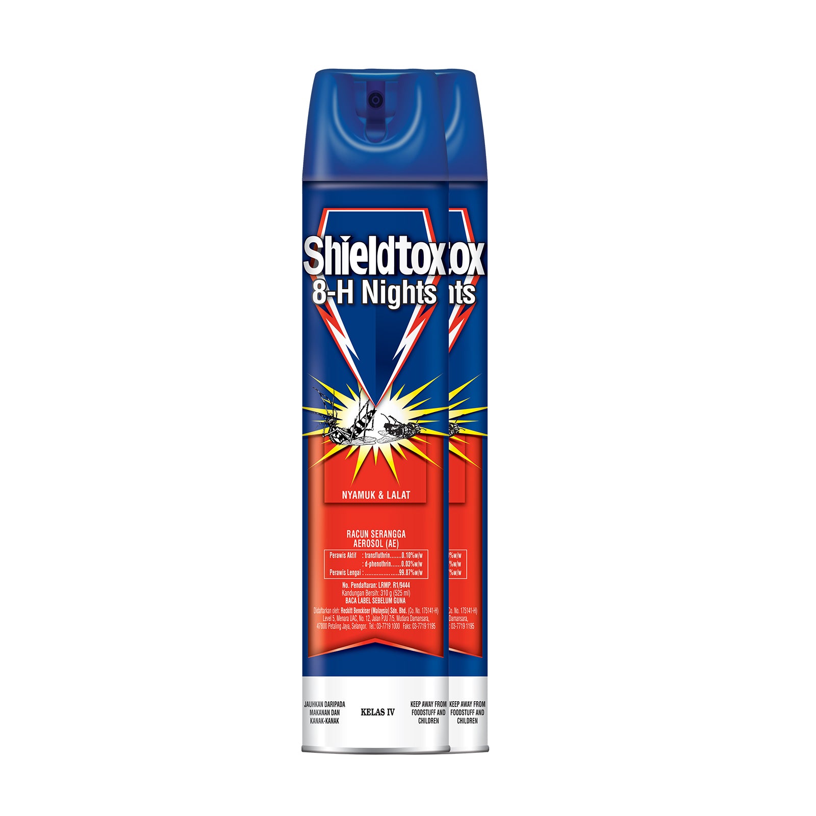 Shieldtox Aerosols FIK 8H Nights 525ml x 2 – Jaya Grocer | The Starling