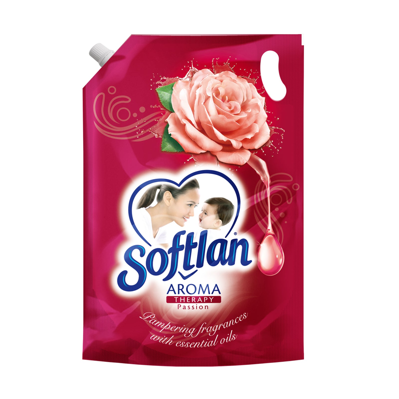 Softlan Aroma Passion Fabric Softener Refill 1.3L – Jaya Grocer | The ...