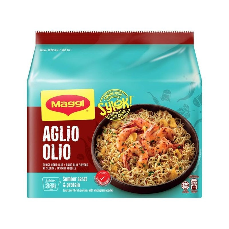 Maggi Nutrilicious Aglio Olio Instant Noodles 77g x 5 – Jaya Grocer ...