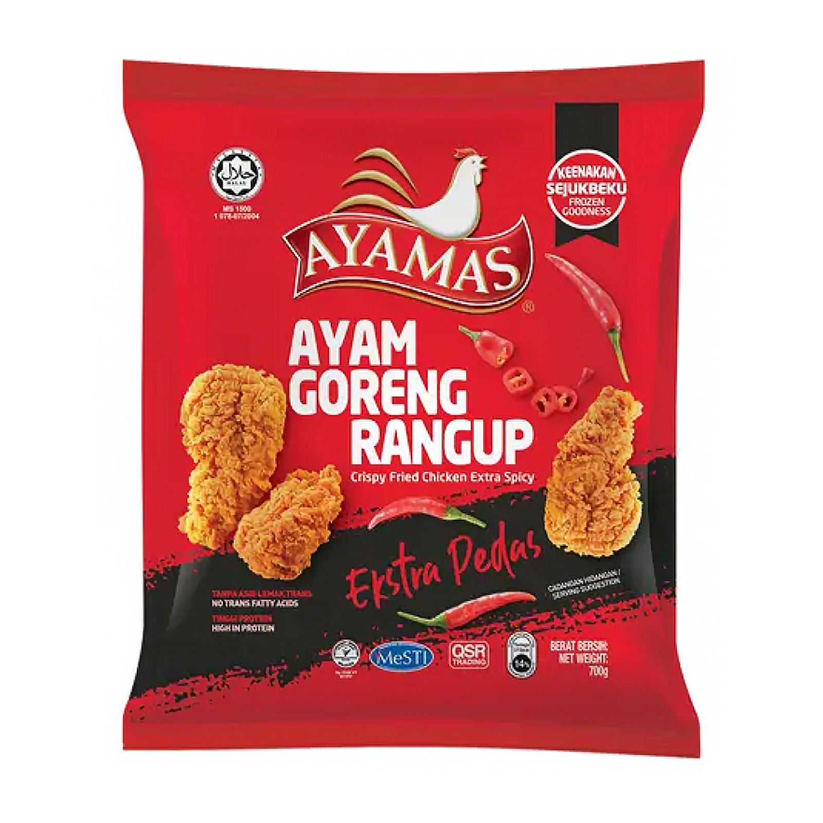 Ayamas Crispy Fried Chicken Extra Spicy 700g – Jaya Grocer | The Starling