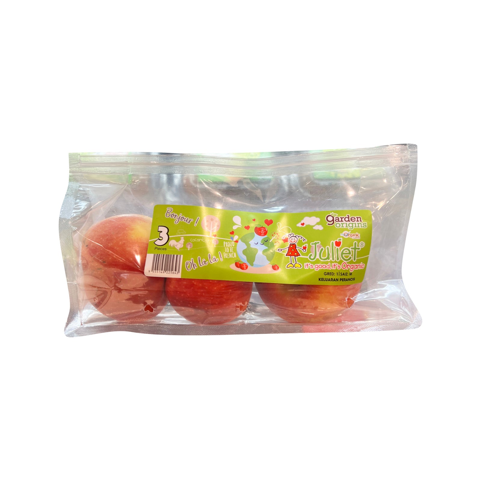 Organic Juliet Apple (France) 3pcs/pack – Jaya Grocer | The Starling