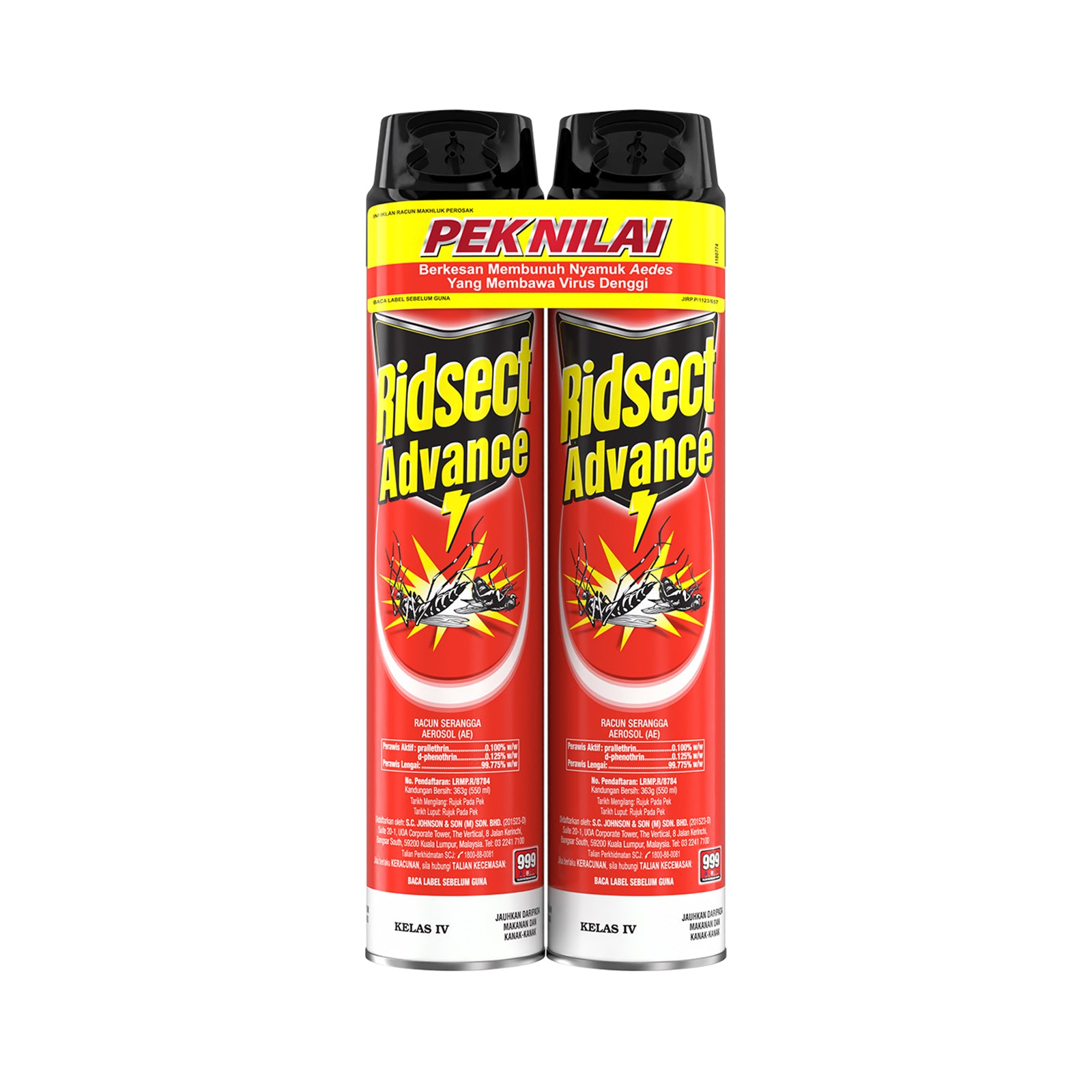 Ridsect Advance Aerosol 550ml x 2 – Jaya Grocer | The Starling