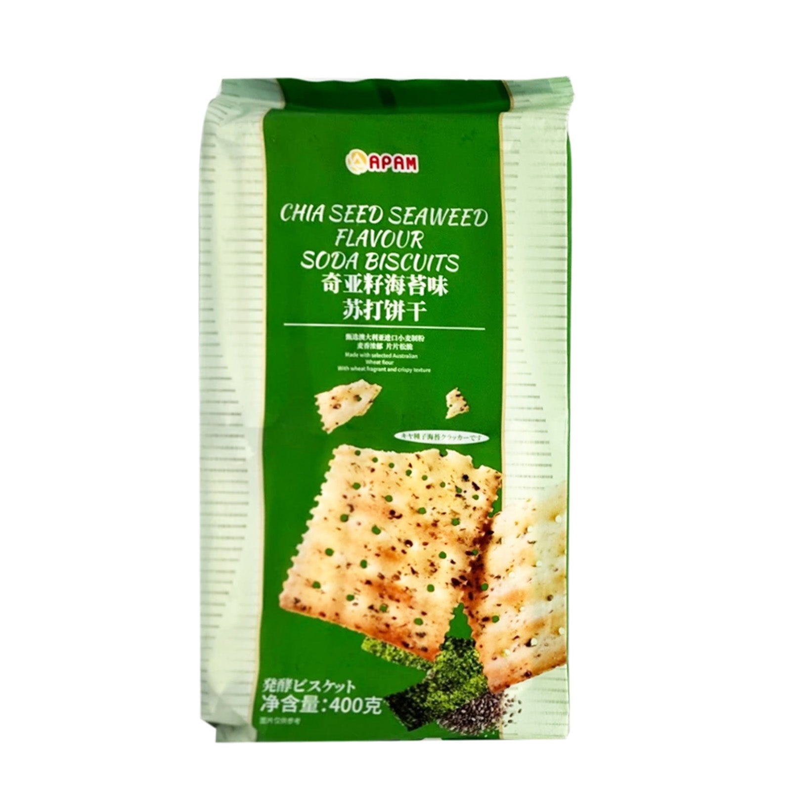 Apam Chia Seed Seaweed Flavor Soda Biscuits 400g – Jaya Grocer | The ...