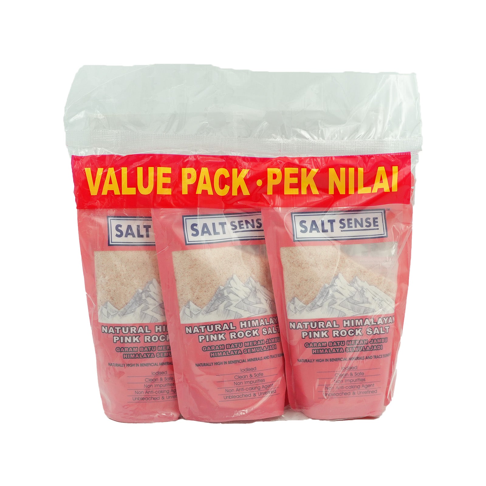 Salt Sense Natural Himalayan Pink Rock Salt 500g x 3 – Jaya Grocer ...