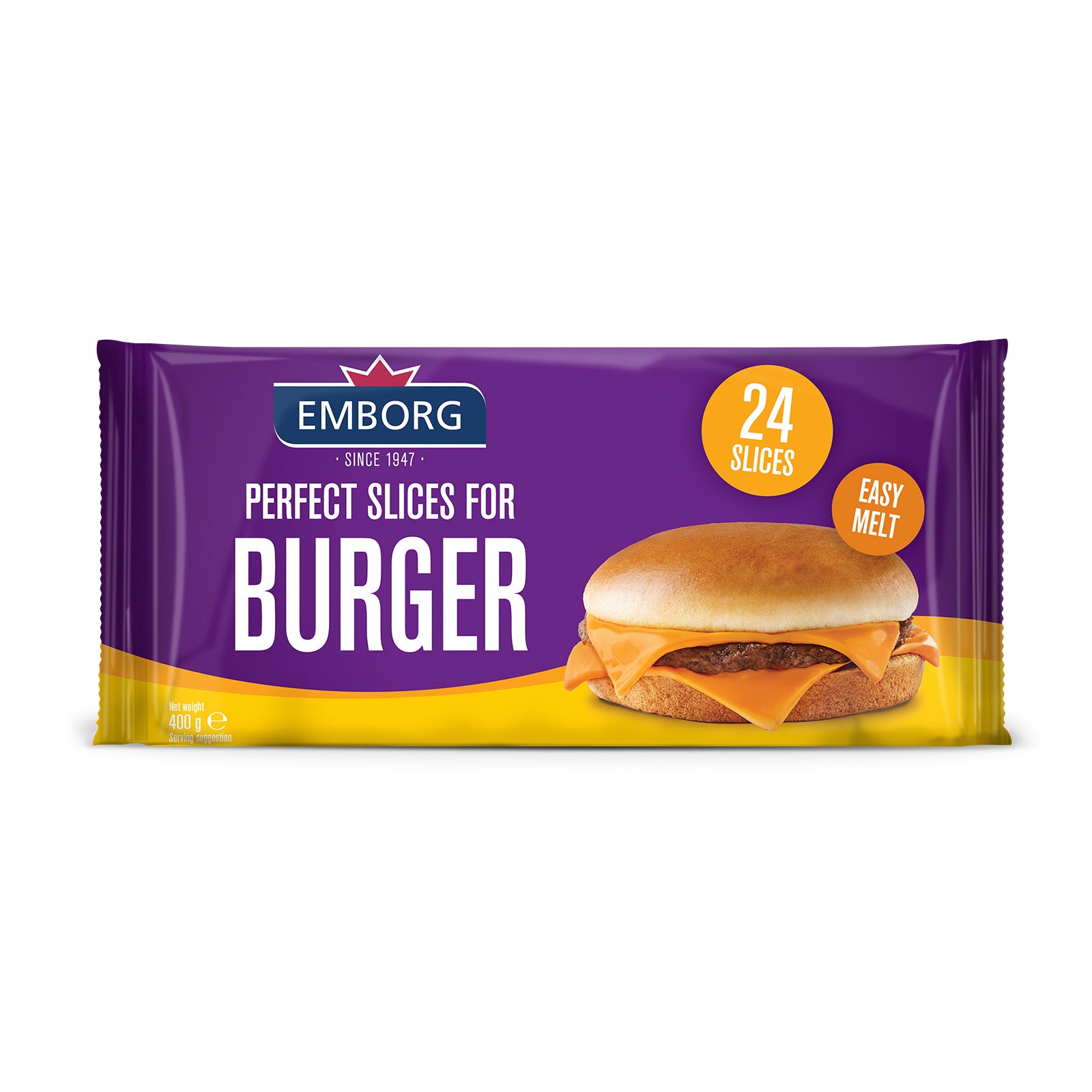Emborg Perfect Burger Slices Cheese 400g – Jaya Grocer | The Starling