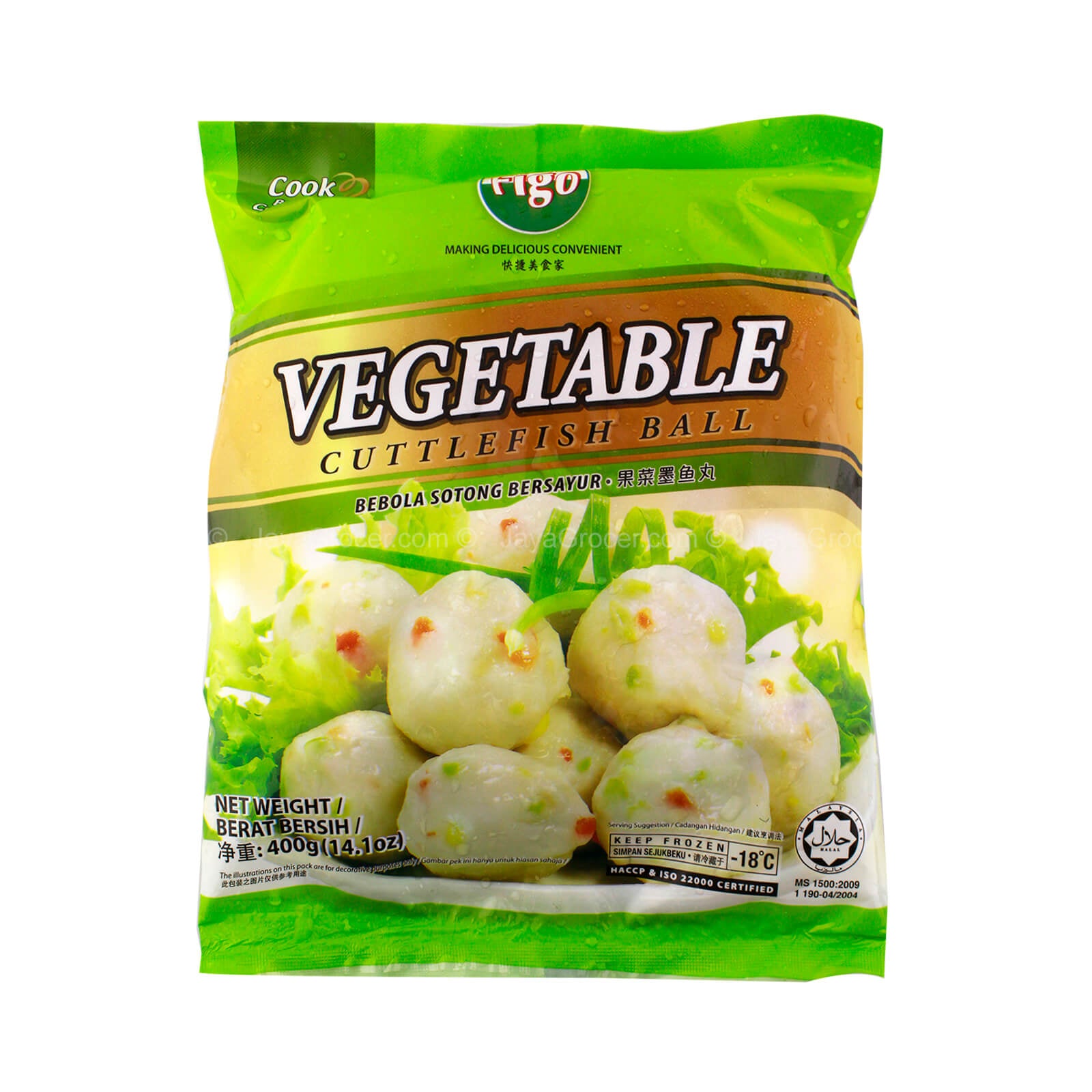 Figo Vegetable Cuttlefish Ball 400g – Jaya Grocer | The Starling