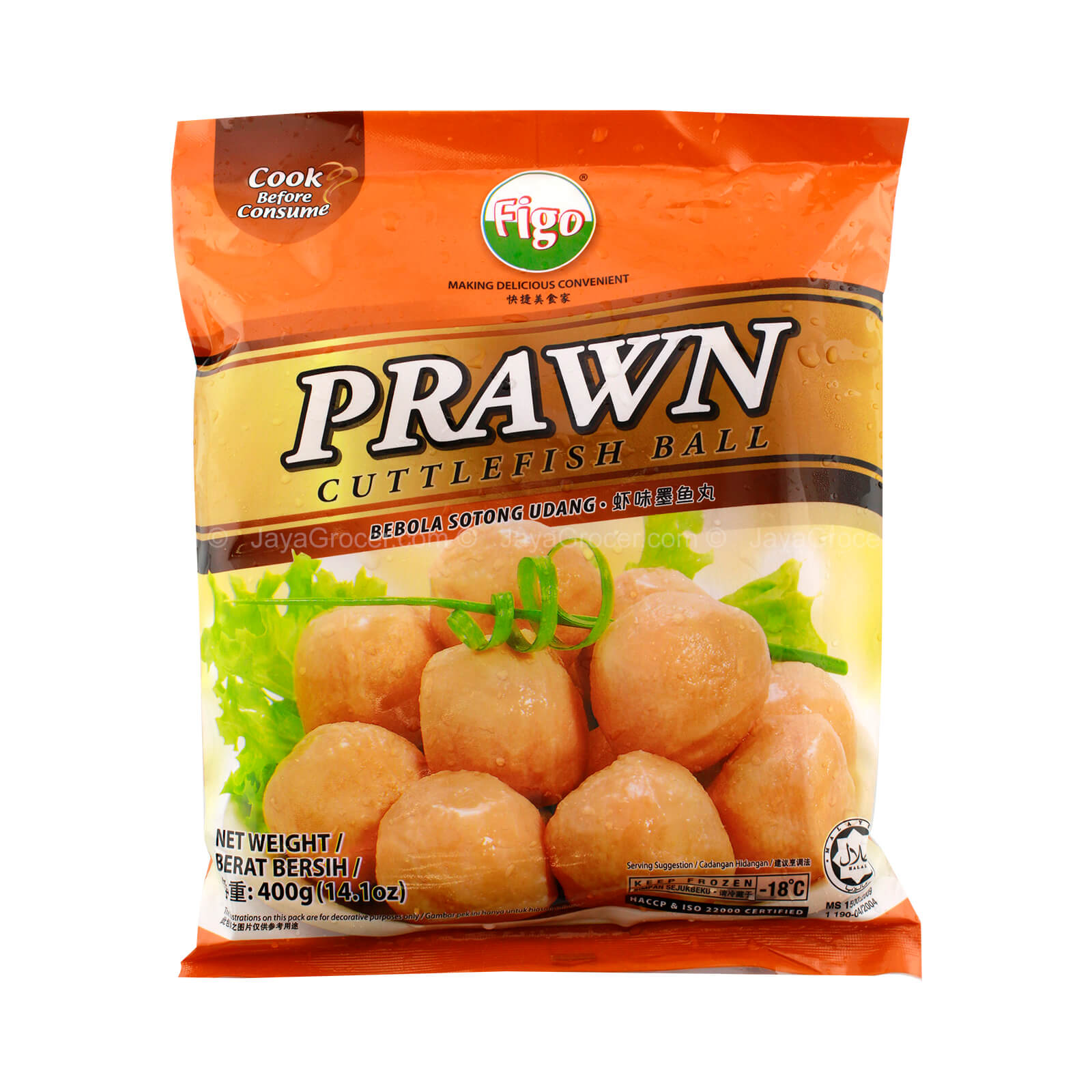 Figo Prawn Cuttlefish Ball 400g – Jaya Grocer | The Starling