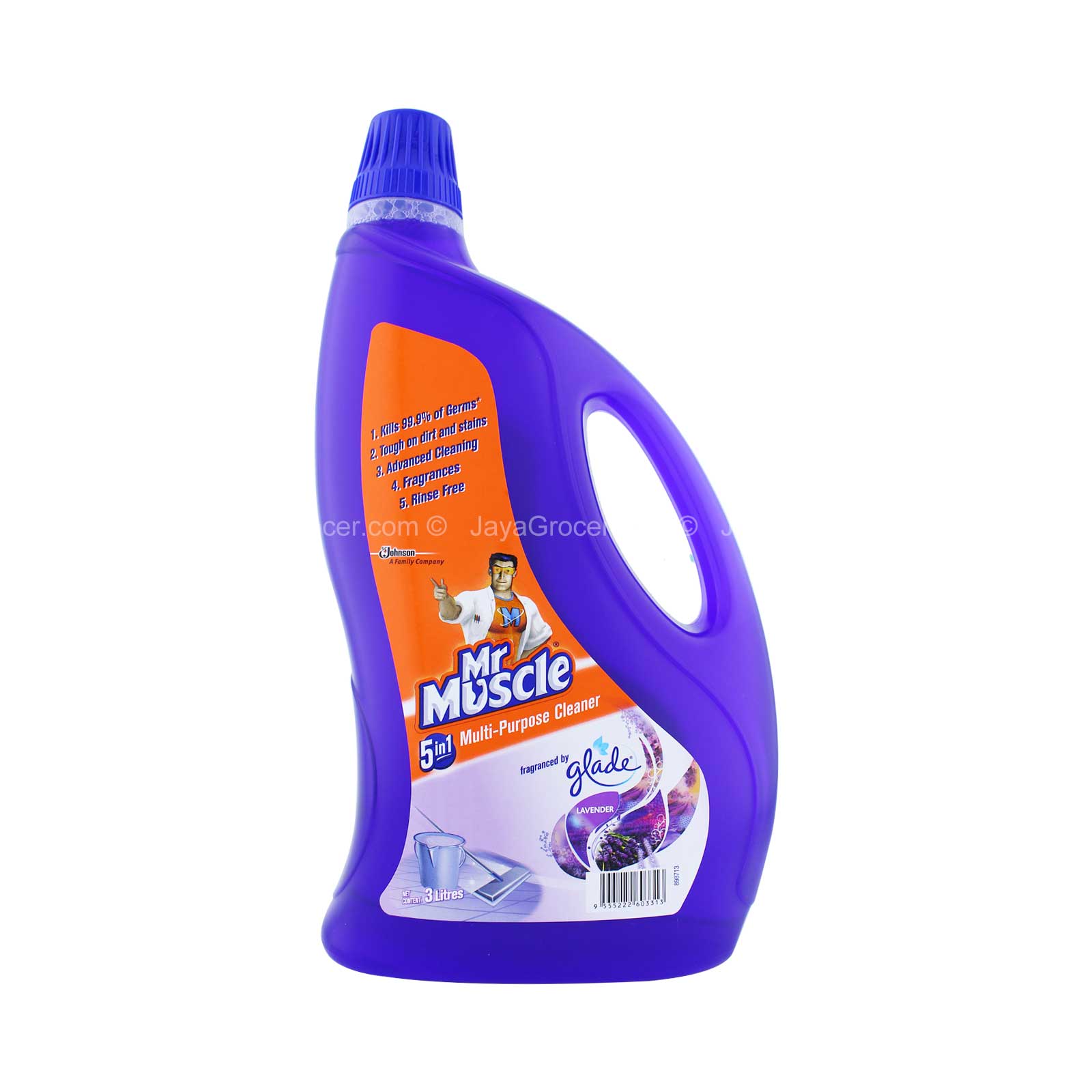 Mr Muscle Kiwi Kleen Floor Cleaner Lavender 3L – Jaya Grocer | The Starling