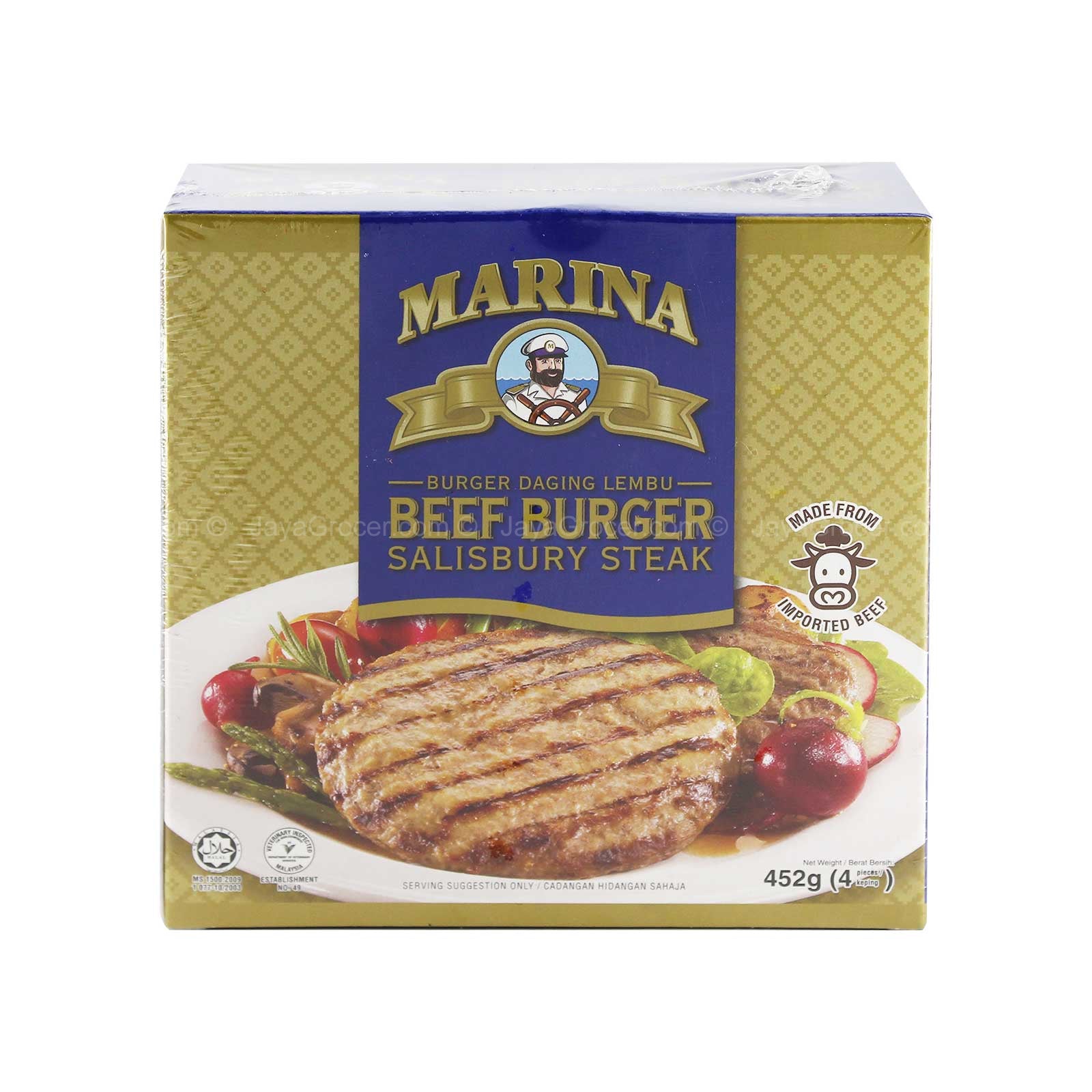 MARINA BEEF STEAK BURGERS 452G *1 – Jaya Grocer | The Starling