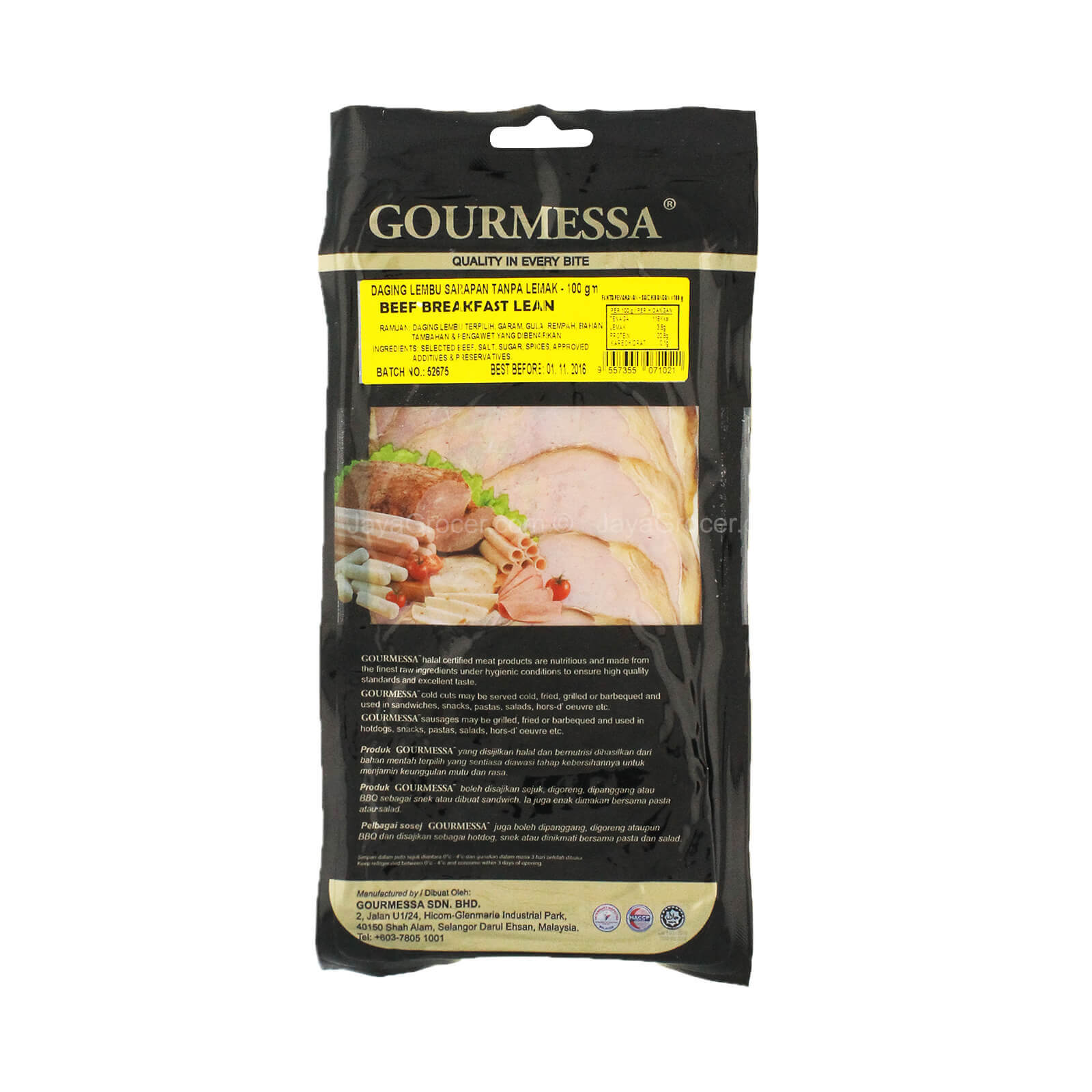 Gourmessa Beef Breakfast Lean 100g – Jaya Grocer | The Starling
