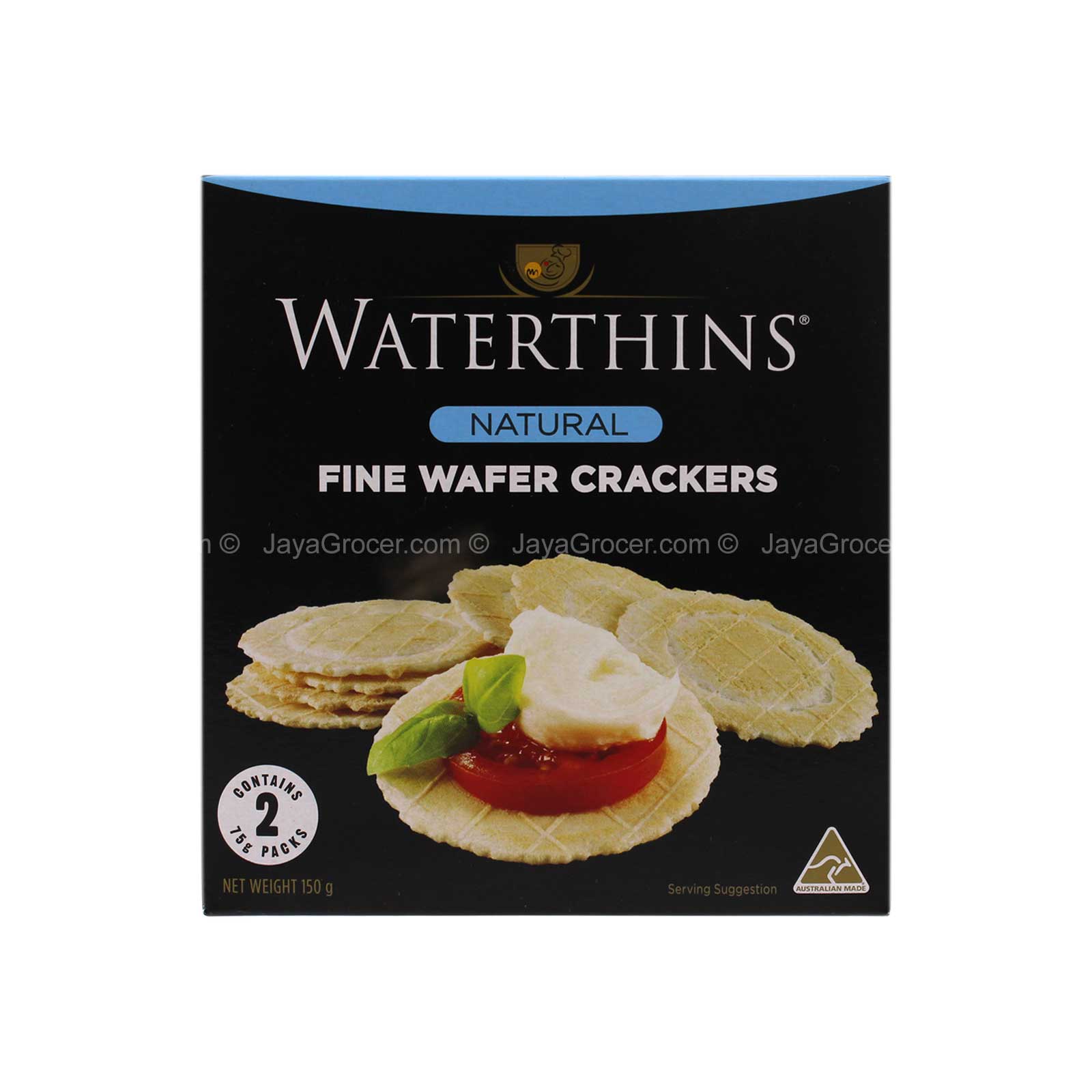 WATERTHINS FINEWAFER CRACKER NAT 150G *1 – Jaya Grocer | The Starling