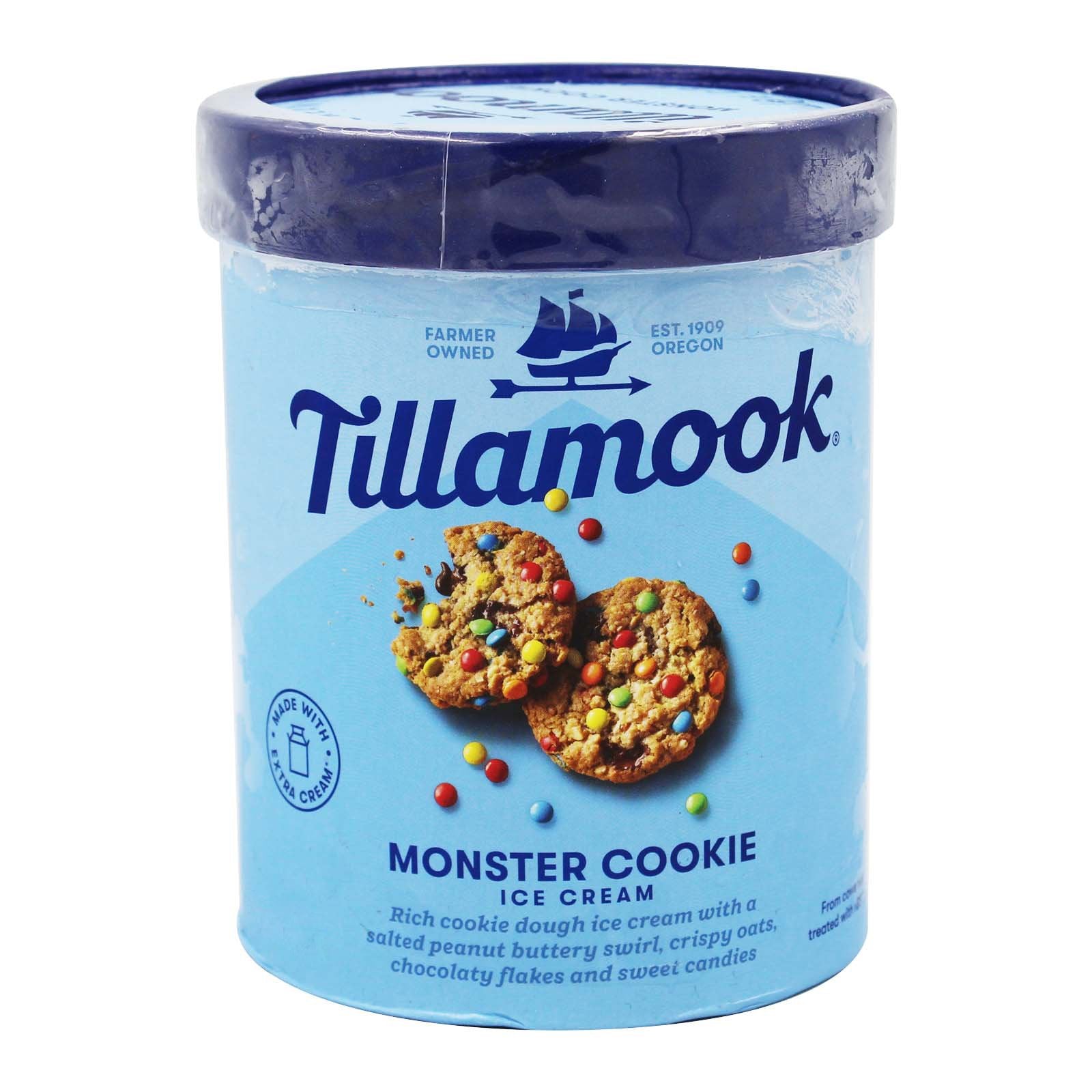 Tillamook Monster Cookie Really Creamy Ice Cream 1.42L – Jaya Grocer ...