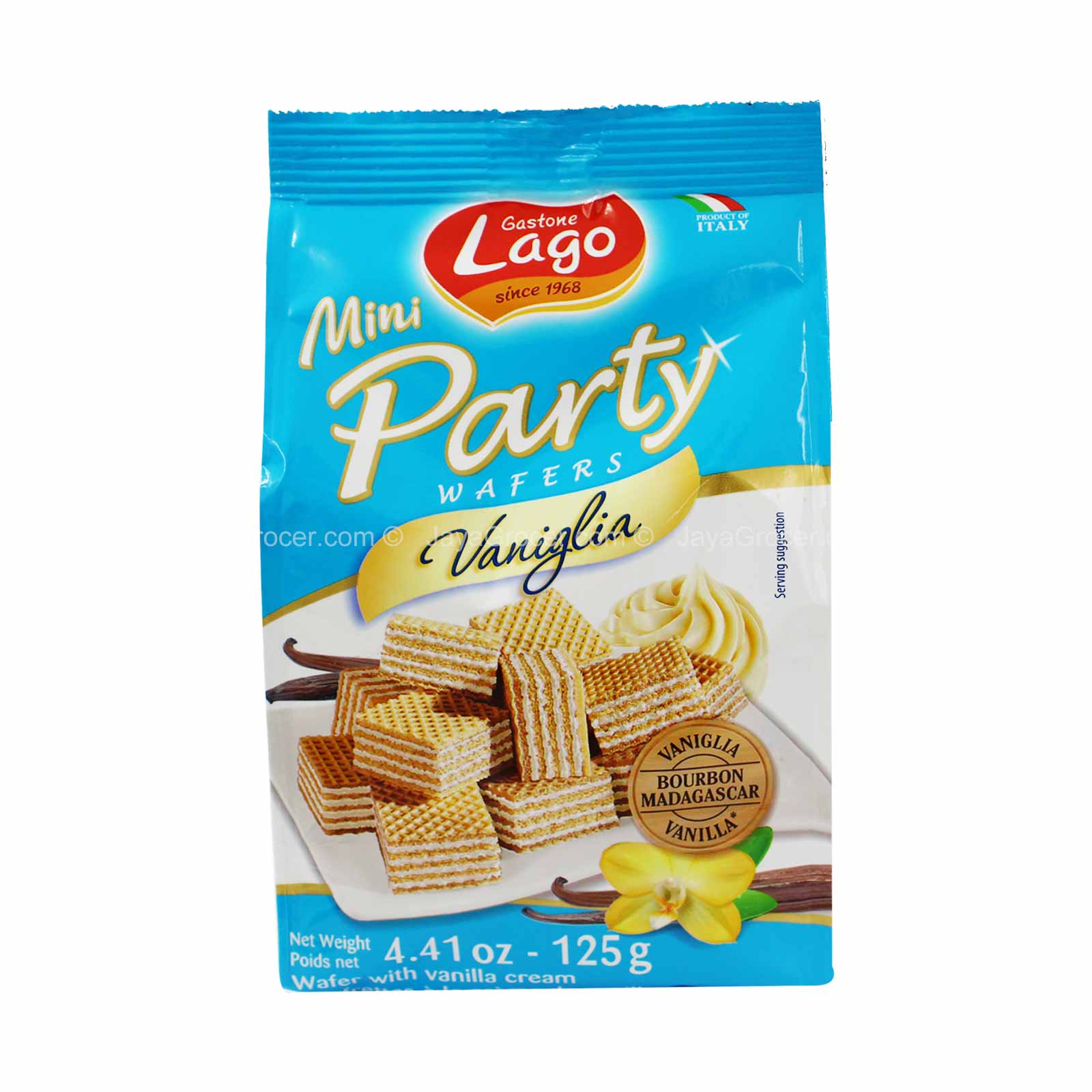 LAGO MINI WAFER VANILLA 125G – Jaya Grocer | The Starling